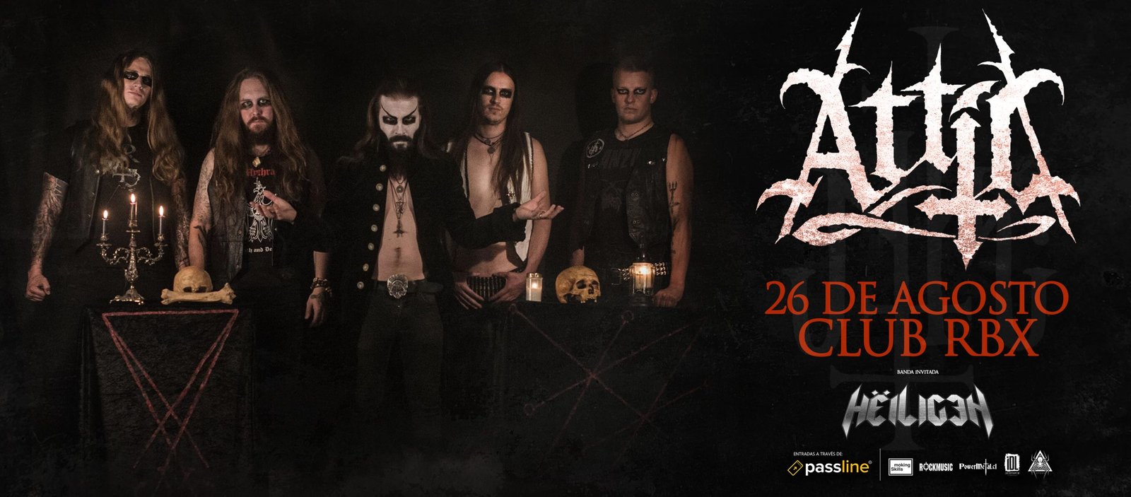 Cartelera | Attic hará su debut en Chile | Rock Legacy Webzine