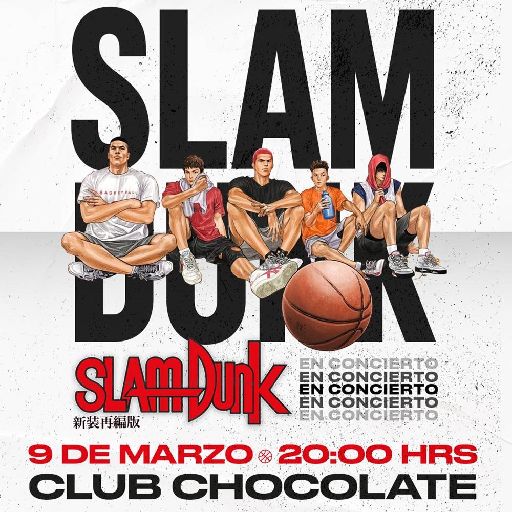 Cartelera | Todo el rock de la exitosa serie Slam Dunk llega a Chile en ...