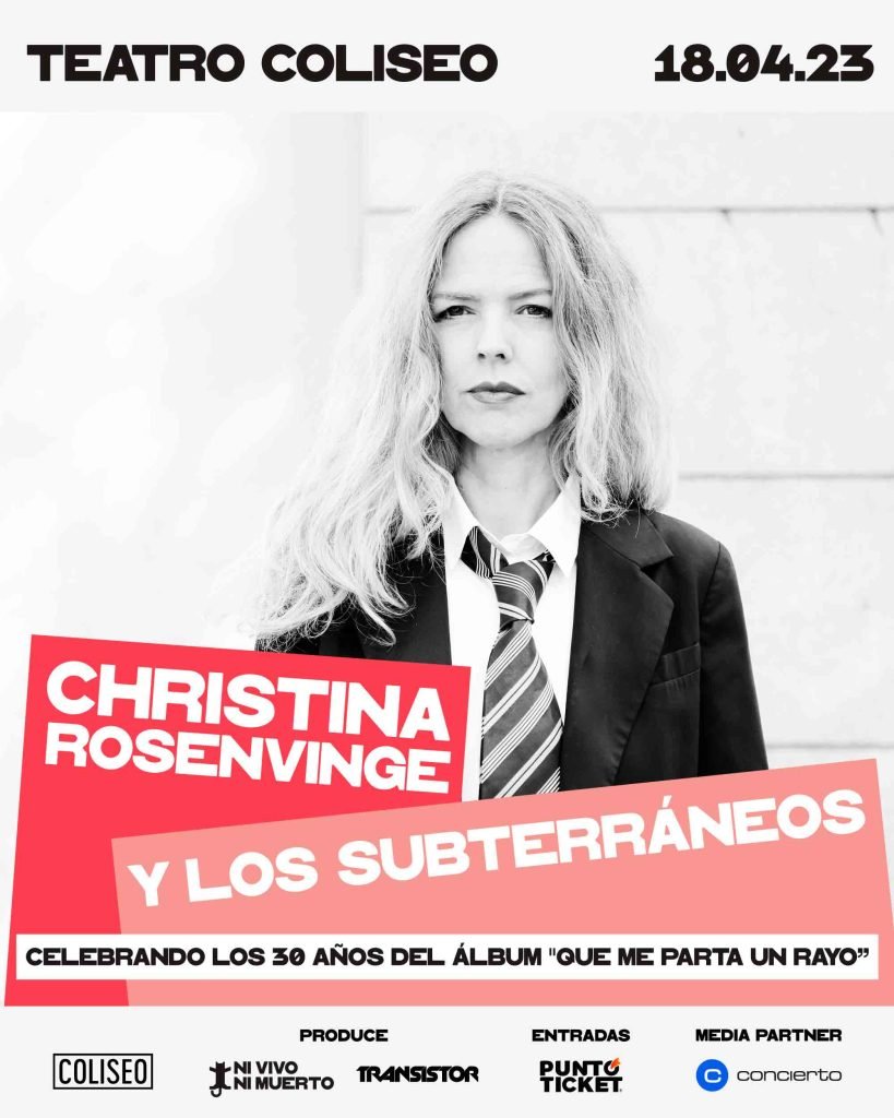 Cartelera | Christina Rosenvinge y Los Subterráneos agendan show para ...