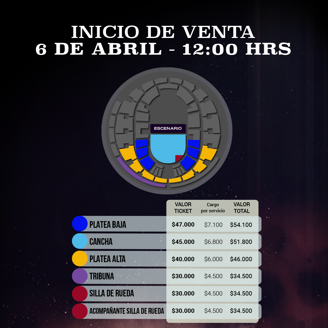 Cartelera | Ghost llega a Chile este 27 de septiembre al Movistar Arena ...